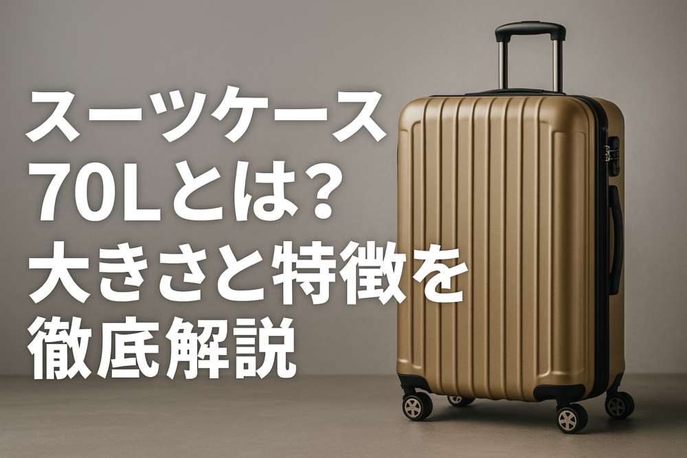 70Lのスーツケースはどれくらいの荷物が入る？選び方と後悔しないための注意点 | スーツケースベスト